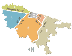 Localidades: Chapinero: Mapa.